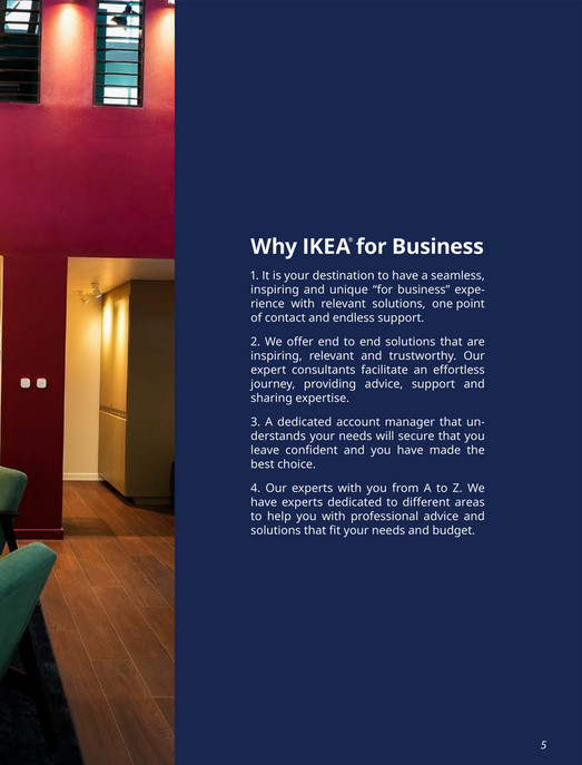 IKEA Kuwait (English) - KWE B2B brochure 2024 - Page 4-5